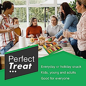 Holiday Nuts & Dried Fruit Gift Basket – Selection of 18 Food Tray – Fantastic Food Gift Basket for Birthday, Men, Women, Family, Adults, Christmas, Fathers Day, Mothers Day