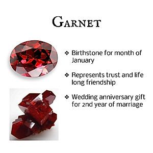 Sterling Silver Celtic Knot and Genuine Red Garnet Ring Size 5(Sizes 4,5,6,7,8,9,10,11,12)