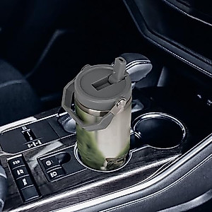 STVNKML 30 Oz Tumbler with Handle And Straw, Cat on The Ground Leakproof Stainless Steel Water Bottle for Hot & Cold Drinks 24 Hours, Car Cup Holder Friendly, Travel Mug for Home, Office, Gym