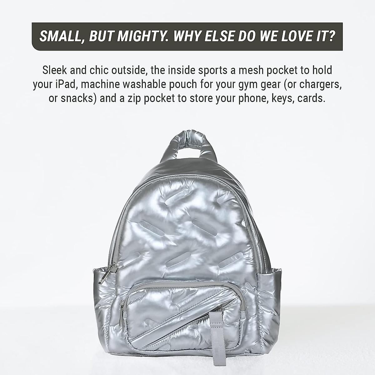 Go Dash Dot Mini Maya Backpack Silver