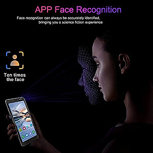 Zyyini 5.45 Inch Smart Phone, HD Smartphone Unlocked, Mate40 Pro Cell Phone, Full Screen Phone, Dual Card Dual Standby, Face Recognition, Dual Core CPU, for Android 6.0