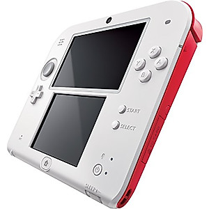 Nintendo Handheld Console 2Ds - White/Red