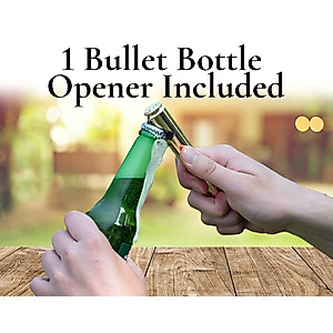 Funny Anniversary/Birthday Gifts for Boyfriend I Husband Birthday Gift - "You have my Heart and my As!" - 50 Cal Bottle Opener I Cute Couples Anniversary for Boyfriend from Girlfriend