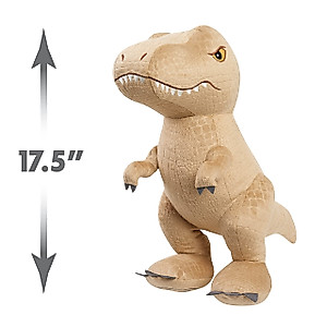 Just Play Jurassic World Jumbo 17.5-inch T Rex Plush Stuffed Animal, Kids Toys for Ages 3 Up, Amazon Exclusive