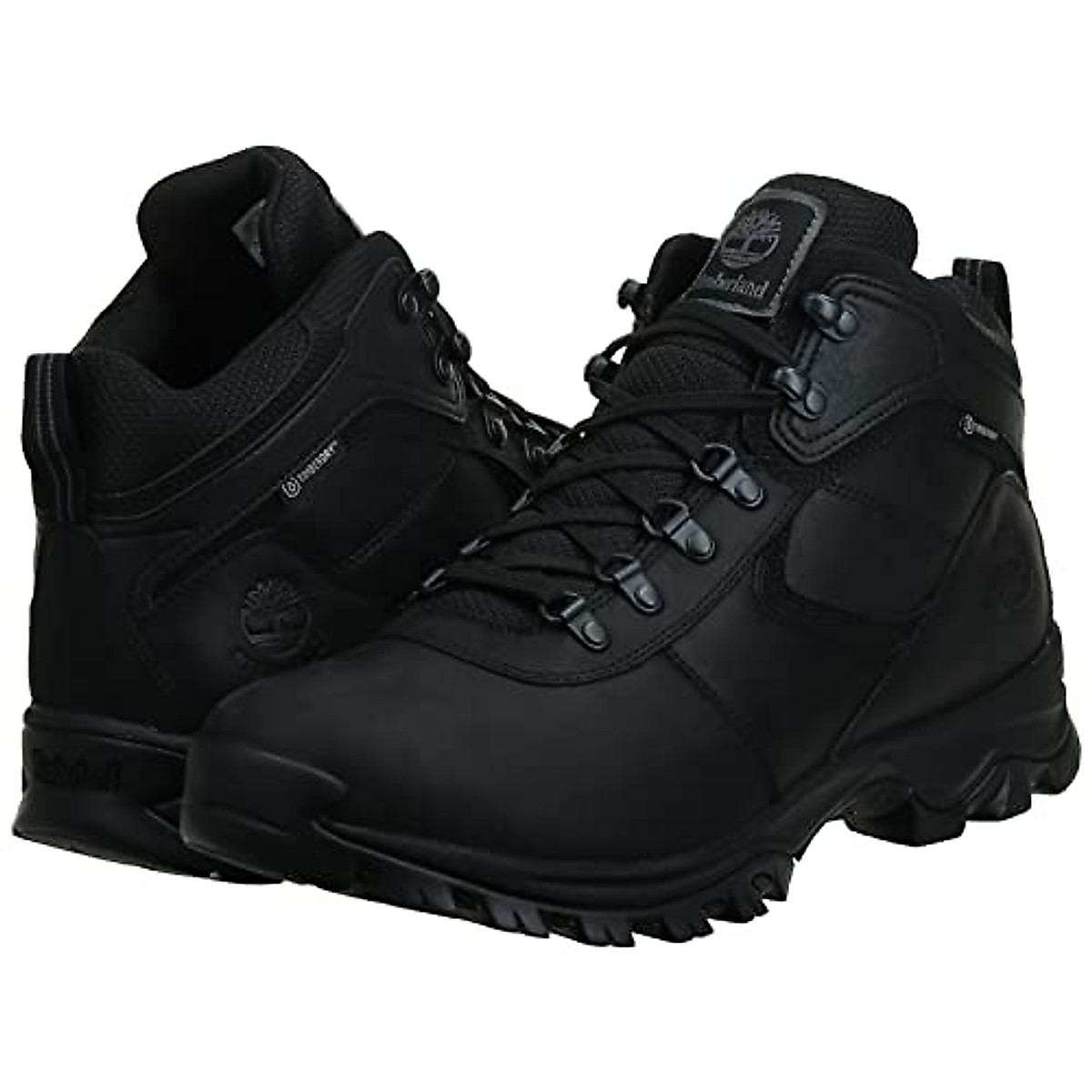 Timberland Men's Anti-Fatigue Hiking Waterproof Leather Mt. Maddsen Boot, Black, 11.5