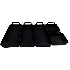5 Pcs Silicone Sheet Pan Divider, Easy To Clean Nonstick Pan Set for Cooking | Silicone Baking Pans for Oven and Air Fryer | Baking Pans Set for Kitchen |BPA Free Silicone Baking Pan Organizer