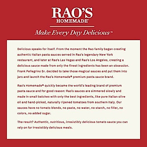 Rao's Homemade Spaghetti Pasta, 16oz, Traditionally Crafted, Premium Quality, From Durum Semolina Flour, Traditional Bronze Die Cut, Imported from Italy