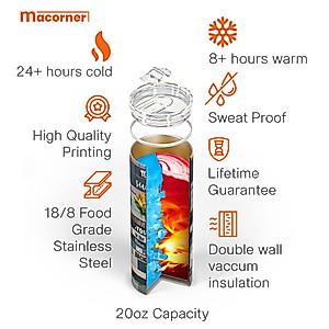 Macorner Gifts For Teenage Girl Daughter - Stainless Steel Sunflower Tumbler Skinny 20oz - Mothers Day Gifts for Daughter & Birthday, Christmas Gifts for Daughter from Mom