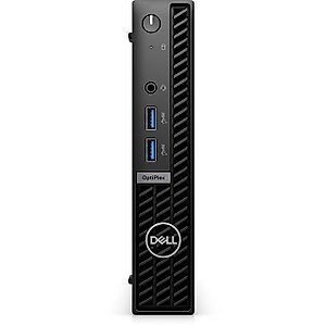 Dell OptiPlex 7010 MFF Desktop Computer - 13th Gen Intel Core i9-13900 24-Core up to 5.6 GHz, 64GB RAM, 1TB NVMe SSD + 2TB HDD, Intel UHD Graphics 770, Wi-Fi 6E + Bluetooth, Windows 11 Pro