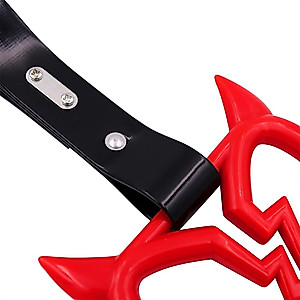 jdm Devil Demon Broken Heart Red TSURIKAWA Ring Subway Train Bus Handle Strap Charm Drift