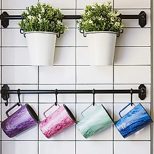 S'well S'ip Stainless Steel Takeaway Tumbler - 15 Oz - Azure Forest - Double-Walled Vacuum-Insulated Keeps Drinks Cold for 10 Hours and Hot for 2 - with No Condensation - BPA-Free Travel Mug