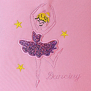 BAOHULU Toddler Backpack Ballet Dance Bag 9 Colors for Girls 2-8Y CL003_Pink