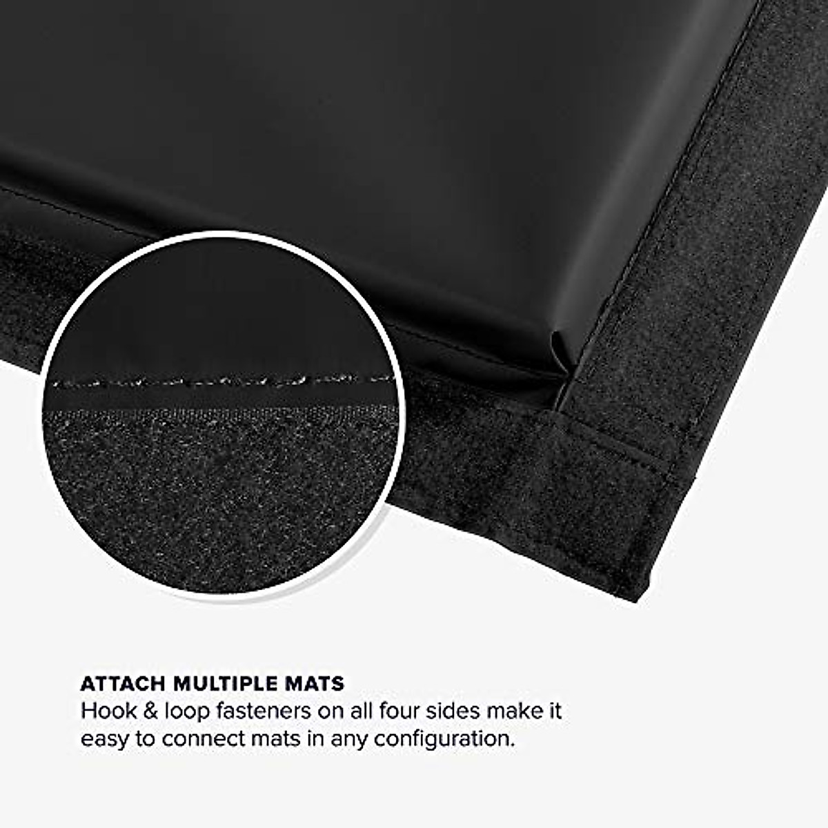 We Sell Mats 4 ft x 10 ft x 2 in Personal Fitness & Exercise Mat, Lightweight and Folds for Carrying, Black