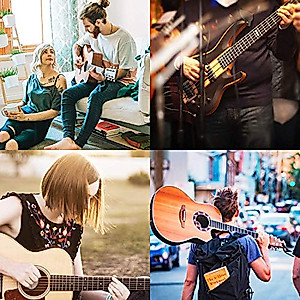 Custom Guitar Picks 12 Pcs, Personalized Add Your Image Text Light Medium Thin Unique Guitar Gift For Bass, Electric & Acoustic Guitars