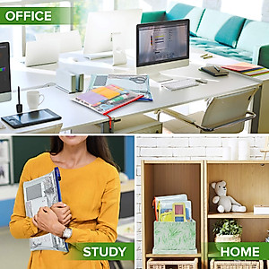 5 Pack Mesh Zipper Pouch Bags 10x14 inch - Plastic Zipper Pouches for Organizing - Document Bags With Zippered - Letter Size Zippered Pouch - Document Pouches