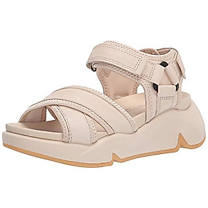 ECCO Women's Chunky Sport Sandal, Limestone, 9-9.5