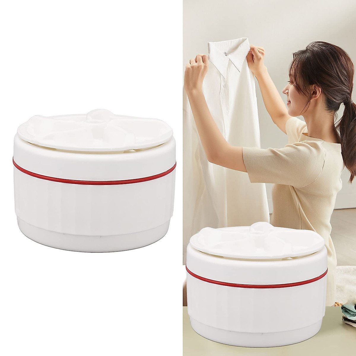 Washing Machine Ultrasonic Turbine Washing Machine Portable Washer Machine Ultrasonic Washer Portable Washing Machine for Travelling Business Trip Camping 27W