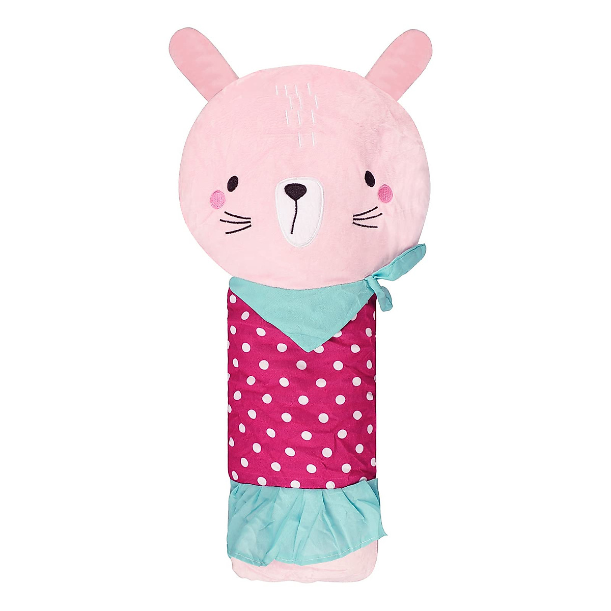 ITODA Cute Cartoon Car Seat Belt Cover Pads, Shoulder Seatbelt Safety Strap Wrap Cushion Universal Backpack Stroller Airplane Soft Pillow Travel Neck Protector for Adults and Children