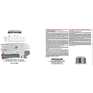 Rust-Oleum Glitter Iridescent Clear Paint 1 qt.