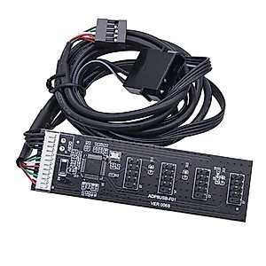 cablecc USB 2.0 9pin 10pin Header 1 to 4 Female Splitter Extension Cable HUB with IDE 5V Power Connector Adapter Port Multilier