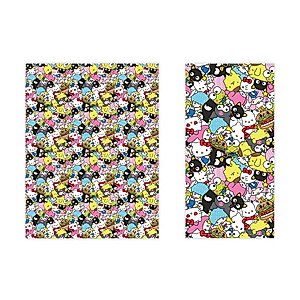 Bioworld Hello Kitty Anime Characters All Over Print Kitchen Decor Tea Towel