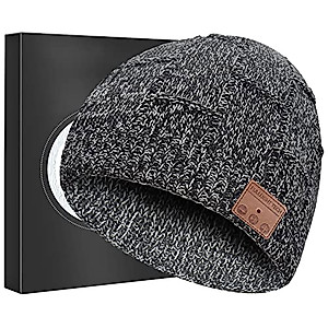 Bluetooth Hat Beanie,Winter Unique Christmas Stocking Stuffers Gifts for Men Women Mens Dad Teens Teenage Him Her Boyfriend