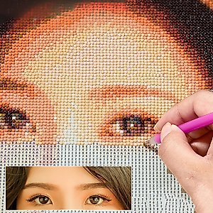 GSCSP Custom Diamond Drawing Painting Kits Full Drill for Adults|Personalized Photo Customized Diamond Drawing|Painting,Custom Your Own Picture Diamond Drawing Painting Custom Round | Square Drill
