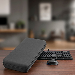 Geekria Full Size Keyboard Case, Hard Shell Travel Carrying Bag for 104~108 Key Computer Mechanical Gaming Keyboard, Compatible with Corsair K100 RGB Mechanical/ K95 RGB, Razer BlackWidow V4 Pro