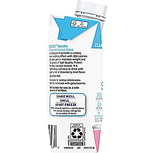 Boost Soothe Clear Nutritional Drink (Strawberry-kiwi, 8 Fl Oz (Pack of 12))