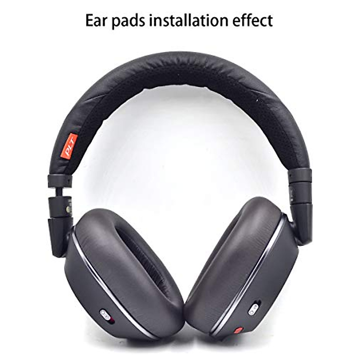 defean Backbeat Pro II - EarPads Replacement Ear Cushion Ear Pads Compatible with Plantronics Voyager 8200 UC, Backbeat Pro2 Headphone, Softer Leather,High-Density Noise Cancelling Foam (Brown)