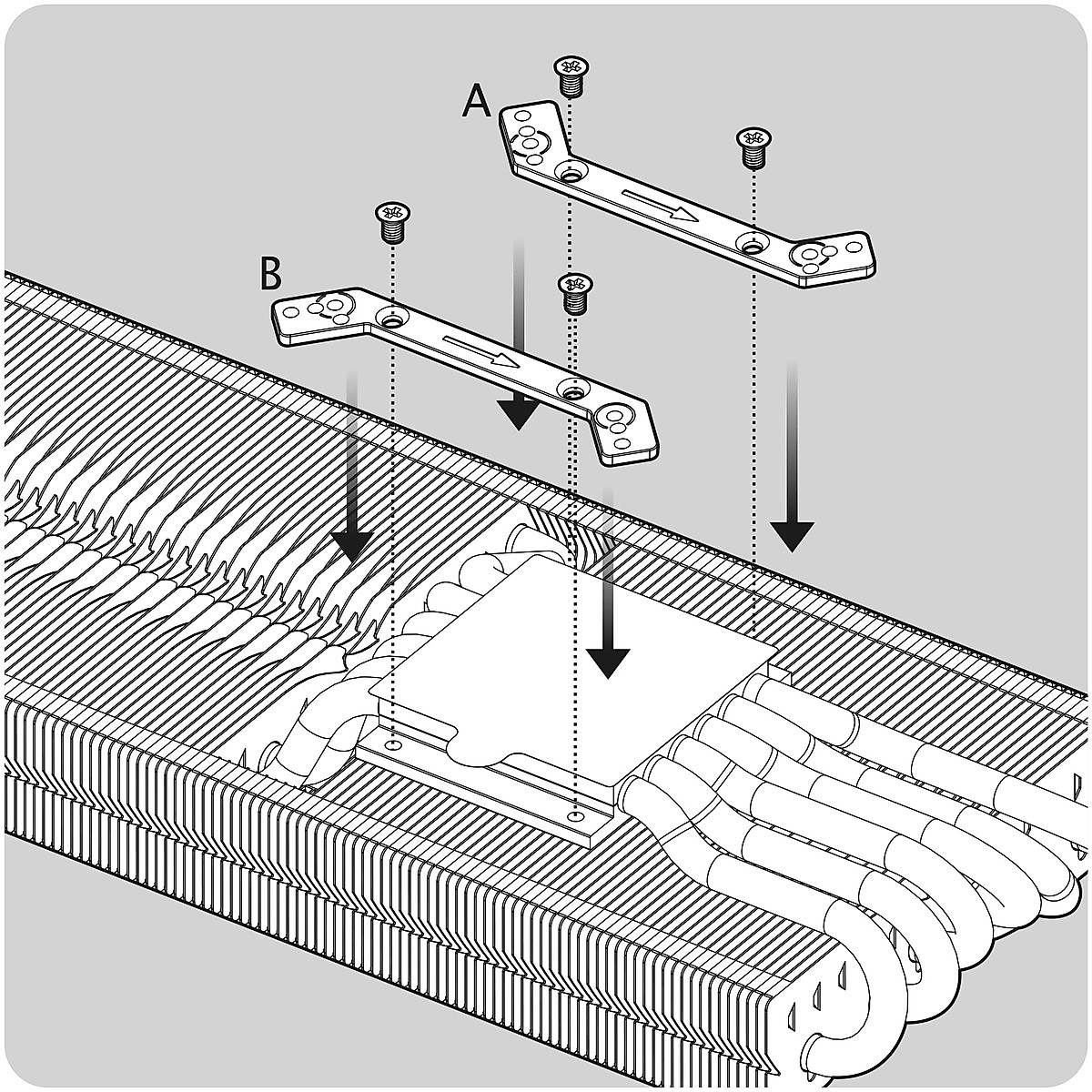 Raijintek Compatible Morpheus II Core Black Heatpipe VGA Kühler
