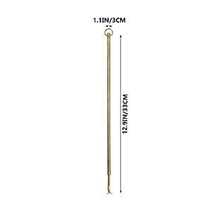 Mipcase Bird Poop Remover Scrapers Pet Poop Cleaning Tool Small Animals Cage Cleaner with Long Handle for Food Bowl Dishes Bottles Perch Stand