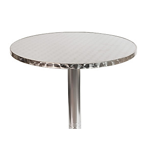 Flash Furniture Metal Bar Table - Aluminum Patio Table - Mellie 23.5"H Round Bar Height Table - Indoor/Outdoor