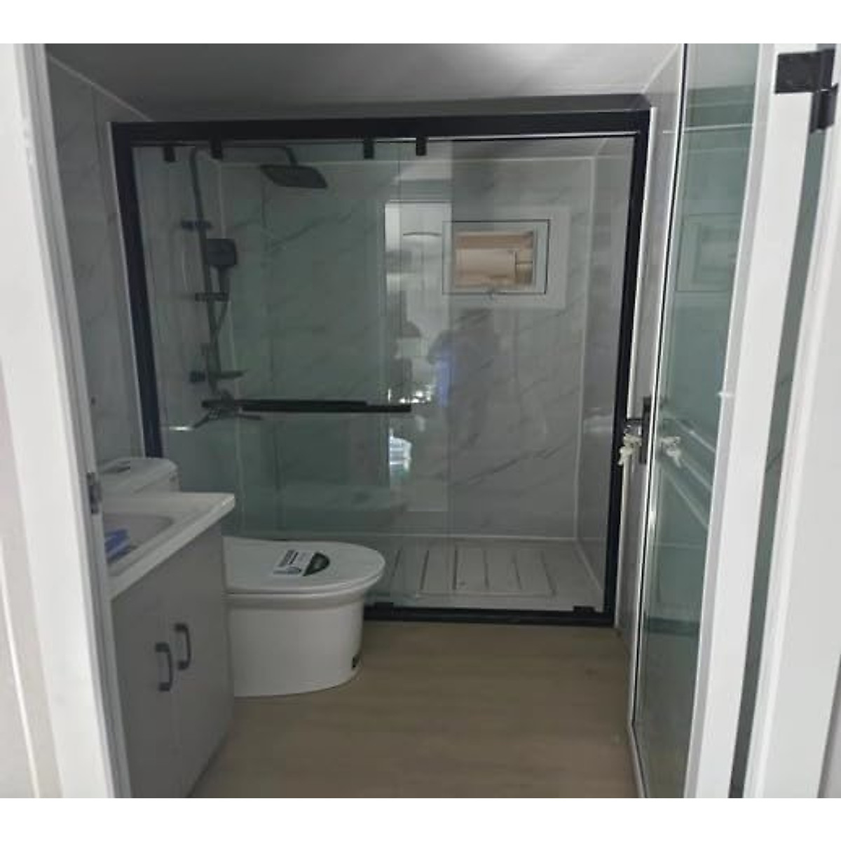 Expandable prefabricated Home Mobile, Prefab House for Hotel, Booth, Office, Guard House, Workshop - Efficient and Versatile Living Solution (20FT*40FT)