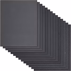 56 Pieces Sandpapers 60 to 2000 Assorted Grit Dry Wet Abrasive Sandpaper 9 x 11 Inches Waterproof Sanding Paper Sheets for Metal Sanding Wood Furniture Finishing Automotive Polishing