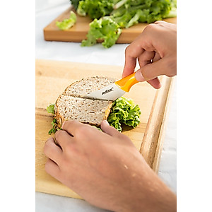 ZYLISS Sandwich Knife and Condiment Spreader, Orange
