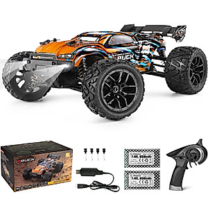 HAIBOXING RC Cars, 1:18 Remote Control Car For Adults, 4wd High-Speed Hobby RC Truck 36km/h Fast RC Drift Car Waterproof Off-Road Electric RC Buggy With 2 Batteries, RC Vehicle toy Gift For Boys, Kids