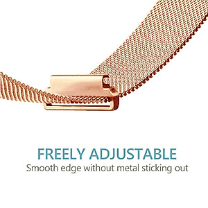 valkit Compatible Samsung Galaxy Watch 42mm/Galaxy Watch 5/4 40mm 44mm/Galaxy Watch Pro 5 45mm/Galaxy Watch 3 41mm Band, 2 Pack 20mm Stainless Steel Wristbands Men Women for Galaxy Watch Active