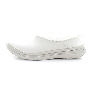 BZees Women's Snicker Faux Fur Lined Slip-On Sneaker