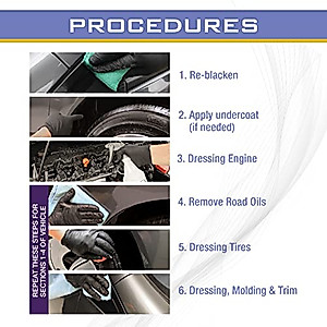 Auto Magic Super Dress-It - Water-Based Silicone Dressing for Air Vents, Tires, Hoses - 128 Fl Oz