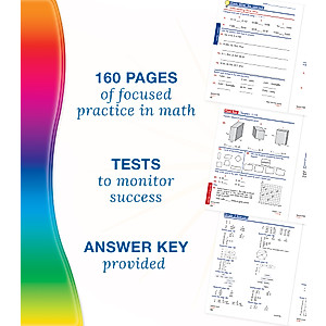 Spectrum 5th Grade Math Workbooks, Ages 10 to 11, Math Workbooks Grade 5 Covering Fractions, Decimals, Algebra Prep, Geometry, and More, Math Book for 5th Graders (Volume 6)