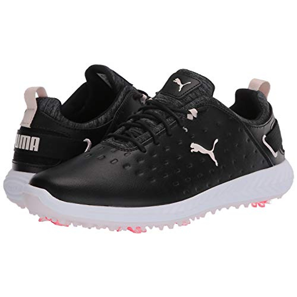 Puma Golf Women's Ignite Blaze Pro Golf Shoe, Puma Black-Rosewater, 8.5 M US