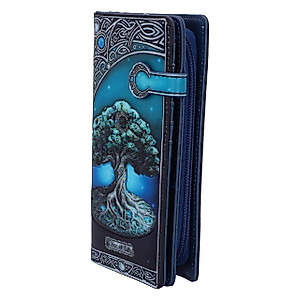 Nemesis Now Embossed Purse, Gothic Wallet, 18.5cm - Tree of Life