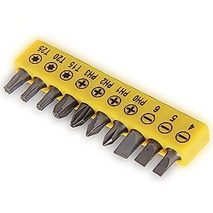 Yakamoz Pivoting Bit Tip Holder Flexible Magnetic Screwdriver Bits Holder Knuckle Extender with 20-Piece Slotted Phillips Torx Screwdriver Set for Tight Spaces or Corners