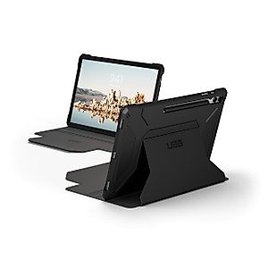 UAG Designed for Samsung Galaxy Tab S9 Ultra Case 14.6" 2023 SM-X910 Metropolis SE Black, Multi-Angle Kickstand Folio with Auto Wake/Sleep & S Pen Holder Rugged Protective Cover by URBAN ARMOR GEAR