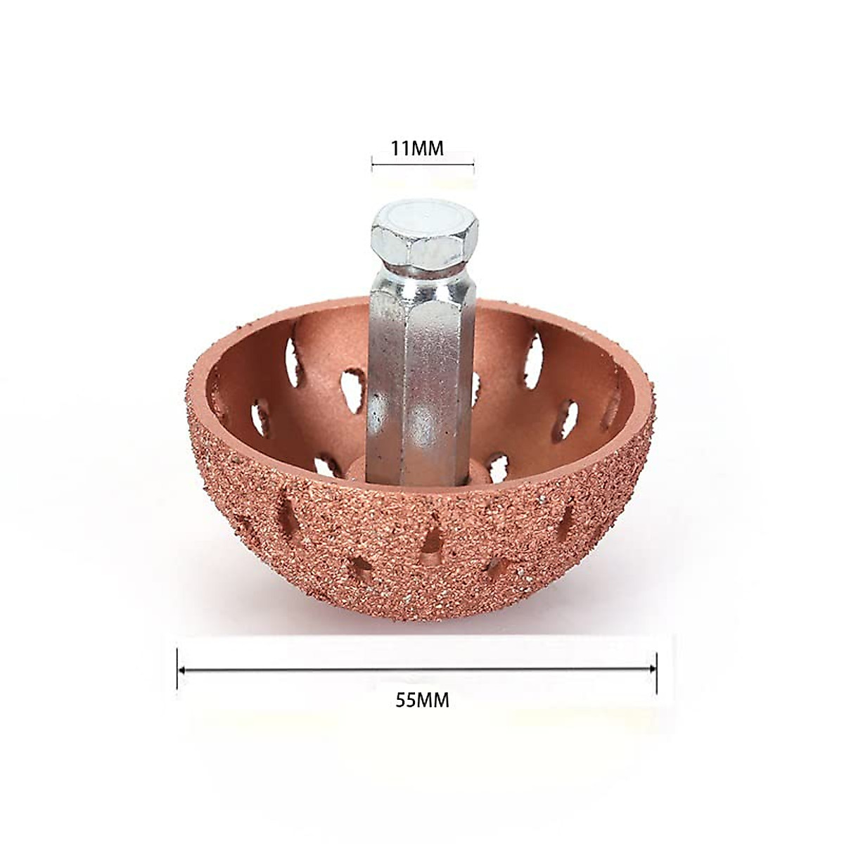 Low Speed Air Tire Buffer Tire Repair Tool Polishing Tool Kit, Truck Pneumatic Tire Grinder 2800RPM 55mm