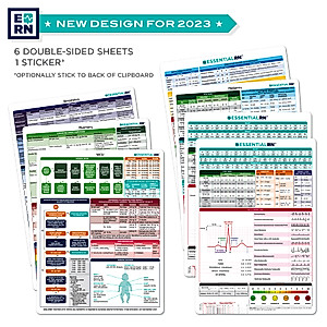 Essential RN Nursing Clipboard with Storage, Cheat Sheets & Pen Light Set -Quality Nursing Clipboard with Nursing & Medical Edition References - Nurse Clipboard Perfect Nursing School Gift (Rose Pink)