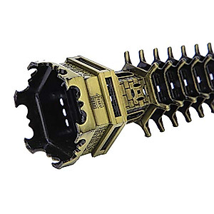 Tower Statue Tower Model Metal Alloy Pagoda Zen Garden Miniature Feng Shui Decoration for Office Home Desktop Ornaments Collectible Figurines