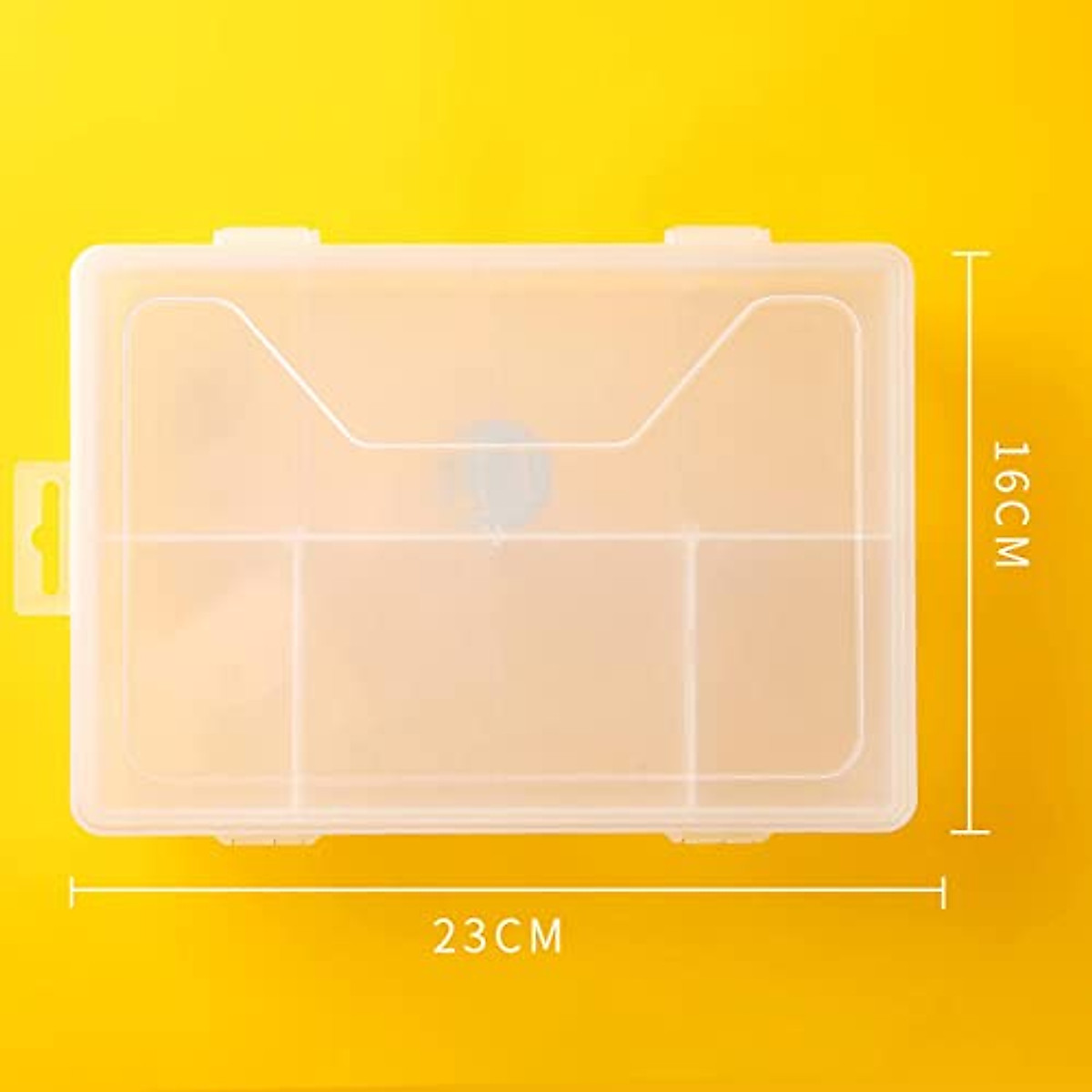 WeiLaiKeQi Storage Box Supply Display Case with Lid Practical Container for Jewelry Findings Screw Earring Craft Accessories Paintbrushes