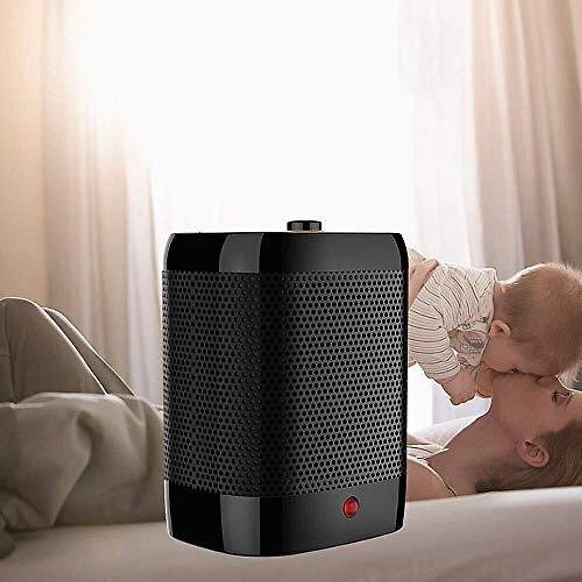 Outdoor Garden Heater Ceramic Fan Heater - Tip-Over and Overheat Protection, Variable Thermostat Perfect for Office Desktop and Home Bedroom Patio Heater